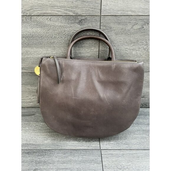 margot | Bags | Margot New York Convertible Leather Tote Selene Gray ...